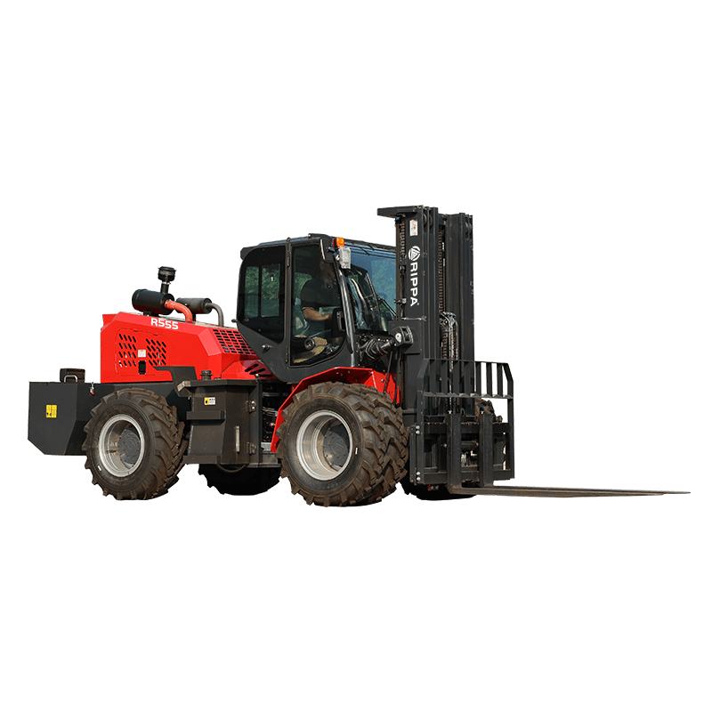 R555 Rough Terrain Forklift - Chinese Mini Excavator-Loader-Rippa ...