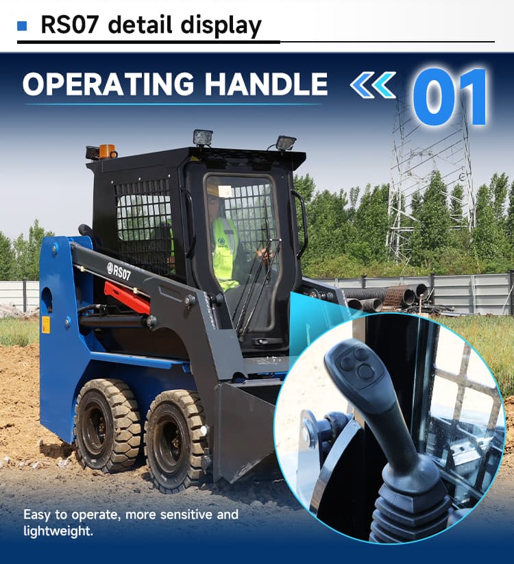 Extremely flexible, precise control - RIPPA RS07 crawler skid loader ...